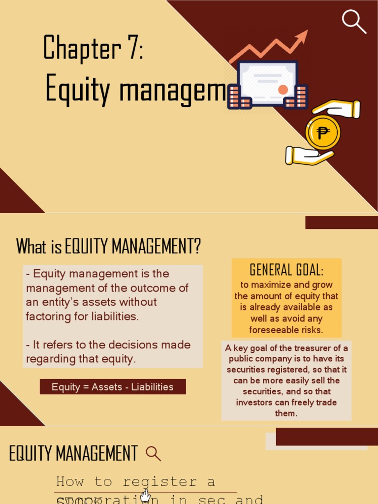 Equity Management | PDF | Stocks | Securities (Finance)