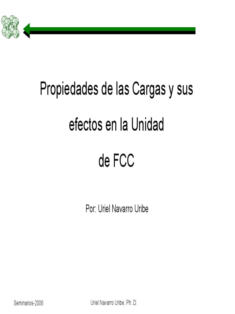 Efecto de La Carga en FCC | PDF | Gasolina | Refinería de petróleo