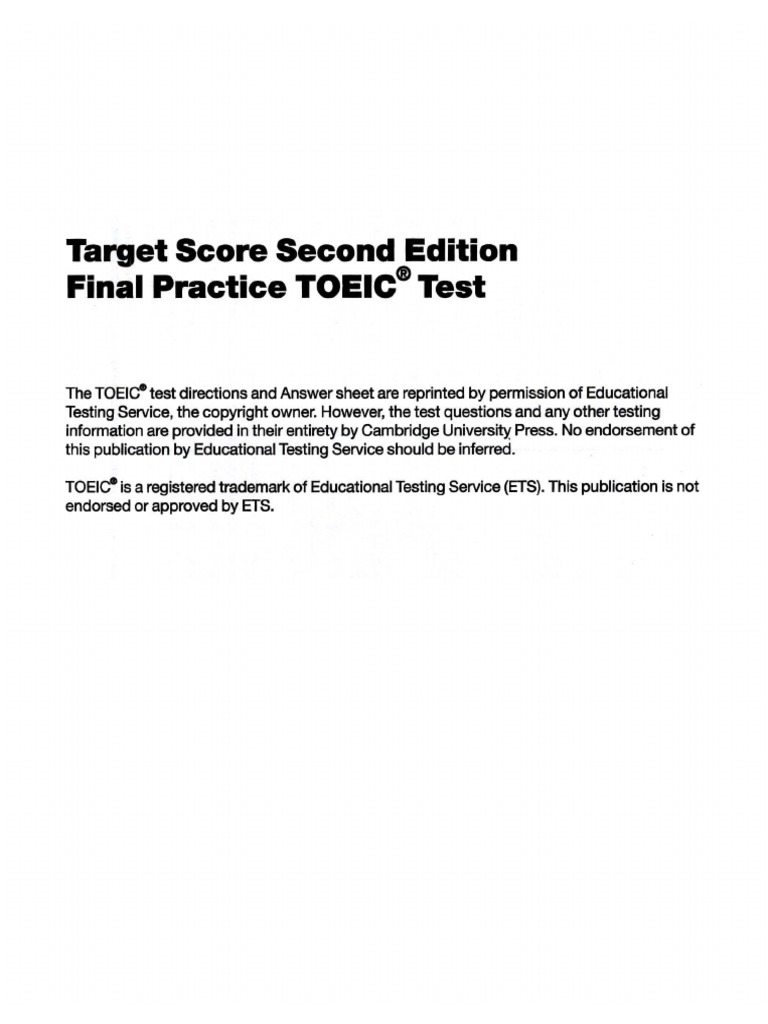 Test Booklet PDF | PDF