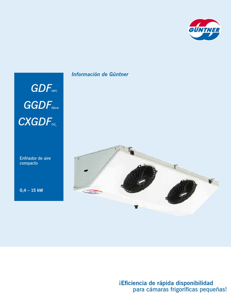 Guentner GDF Info ES | PDF | Aluminio | Acero