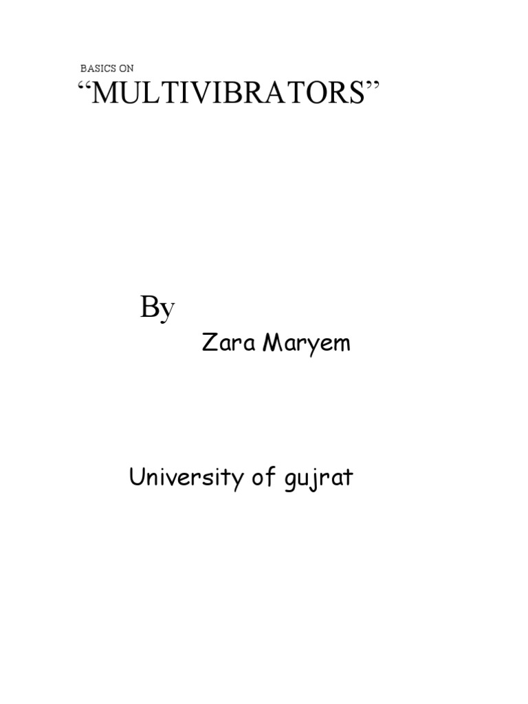 Multivibrators | PDF | Electrical Components | Computer Engineering
