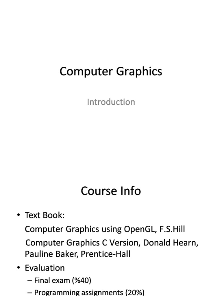 Computer-Graphics PDF | PDF | Rendering (Computer Graphics) | Computer ...
