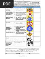 Drivers and Operators Induction Checklist | PDF | Personal Protective ...