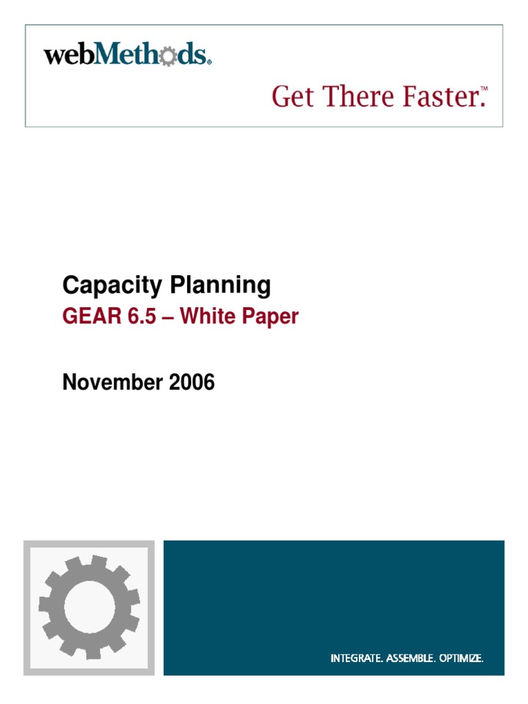 Capacity Planning | PDF | Databases | Central Processing Unit