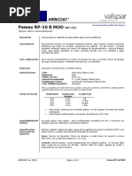 Ficha Técnica de Dimetcote 9 | PDF | Humedad | Zinc