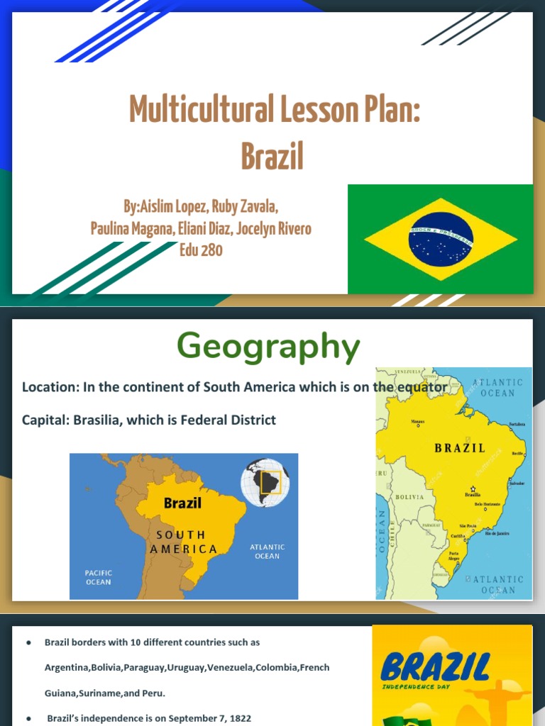 Brazil Lesson Plan | PDF | Carnival | Brazil