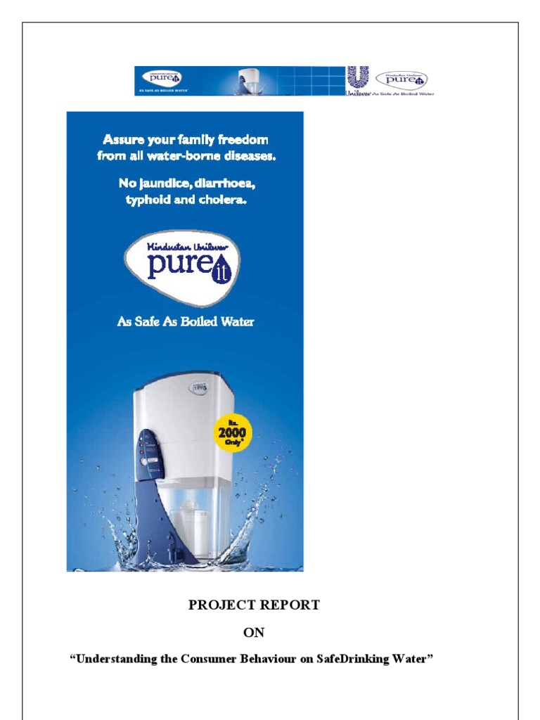 Hul Project Report | PDF | Unilever | Sustainability