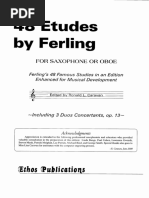 48 Ferling Etudes For Saxophone | PDF