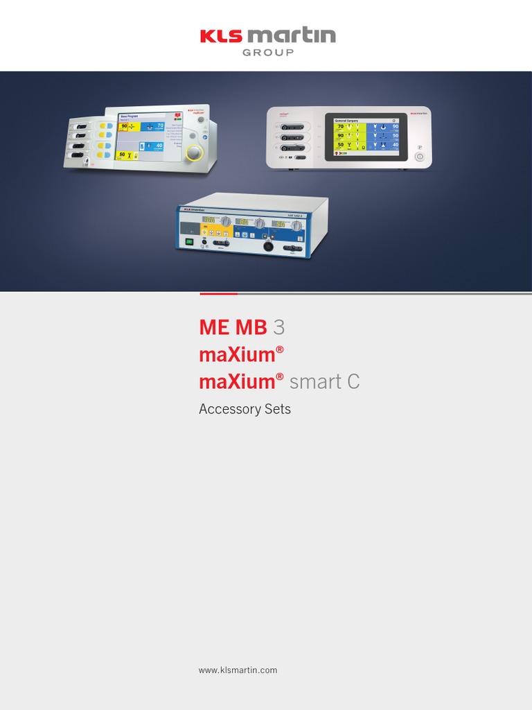 ME MB 3 MaXium Smart C MaXium Accessory Sets | PDF | Manufactured Goods ...