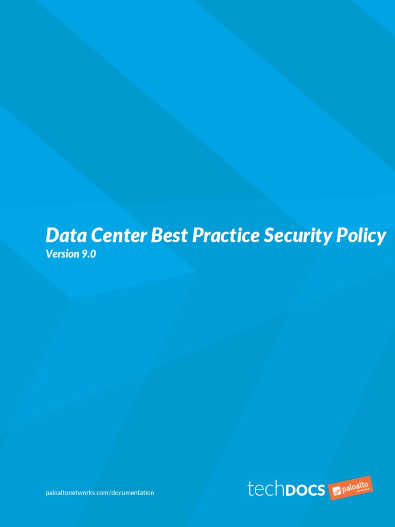 Data Center Best Practice Security By Palo Alto Pdf Transport Layer