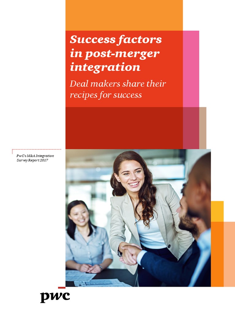 Success Factors in Post Merger Integration | PDF | Return On Investment ...