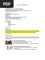 SEMI Detailed Lesson Plan in Tle Dressmaking | PDF | Sewing | Sewing ...