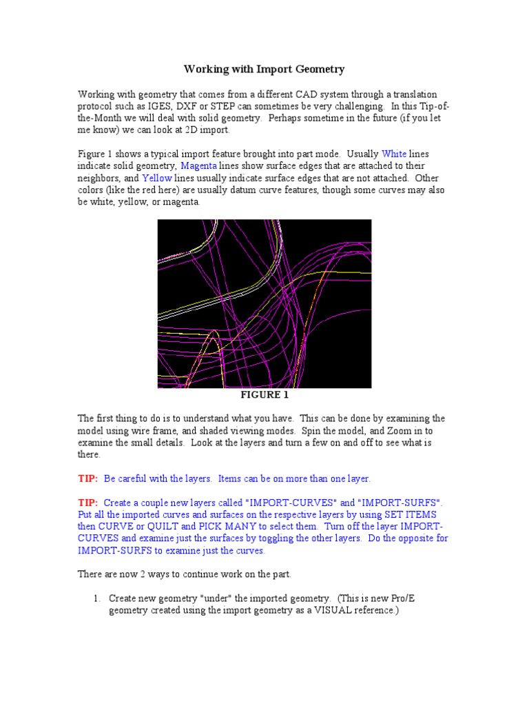 Working With Import Geometry | PDF | Tangent | Teaching Mathematics
