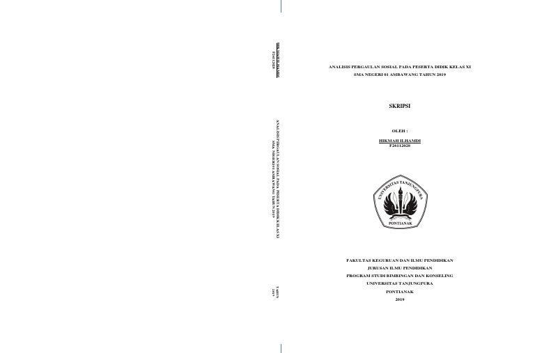 Cover Skripsi Untan Fkip | PDF