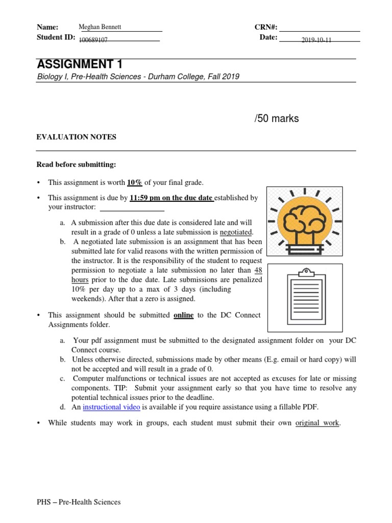 Bio Assignment 1 | PDF | Translation (Biology) | Cell (Biology)