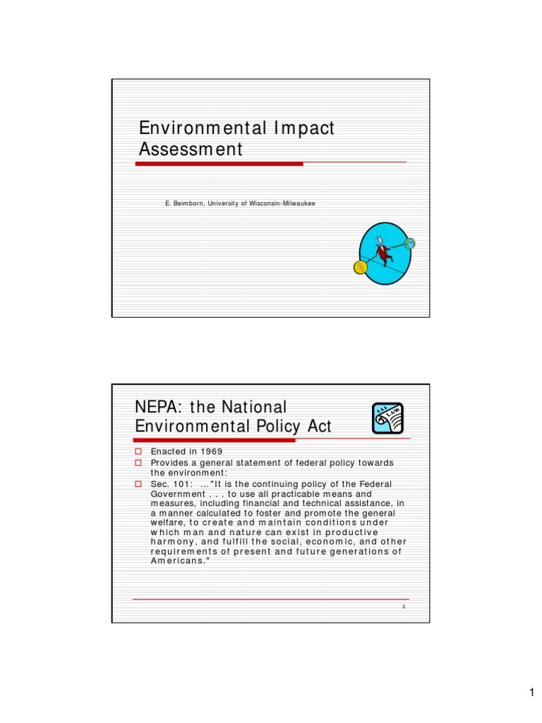 Environmental Impact Assessment: NEPA: The National Environmental ...