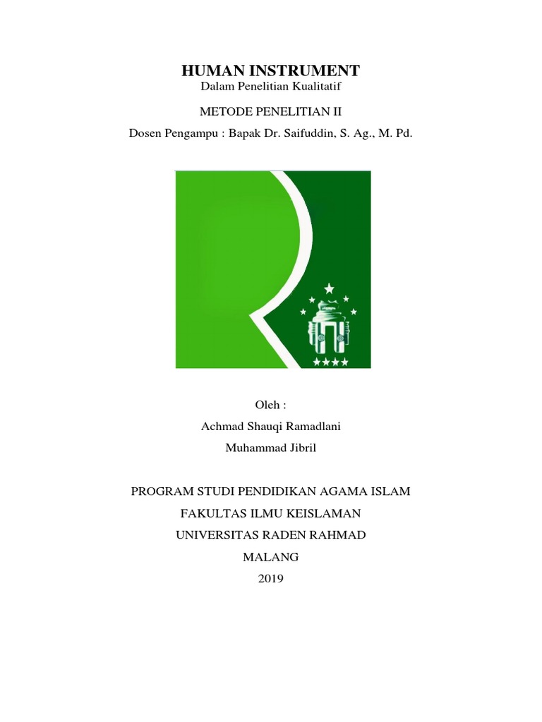 Human Instrument | PDF