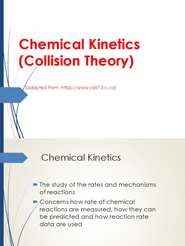 Collision Theory | PDF | Reaction Rate | Activation Energy