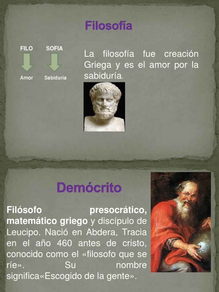 DEMÓCRITO APORTACIÓN A LA EDUCACIÓN | Ciencia filosófica | Ciencia