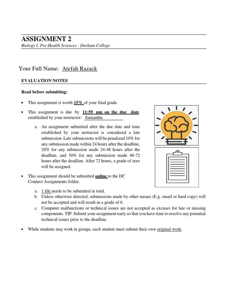 Biology Assignment 2 Atefah Razack 1 | PDF | Heart Valve | Human ...