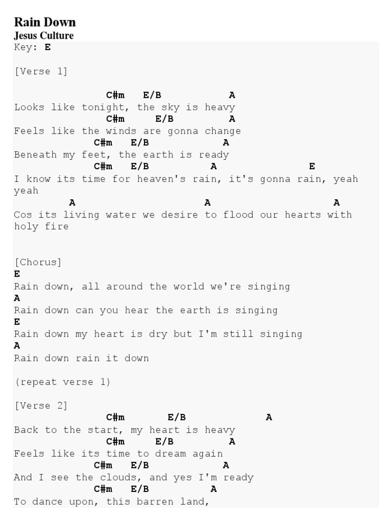 Rain Down | PDF