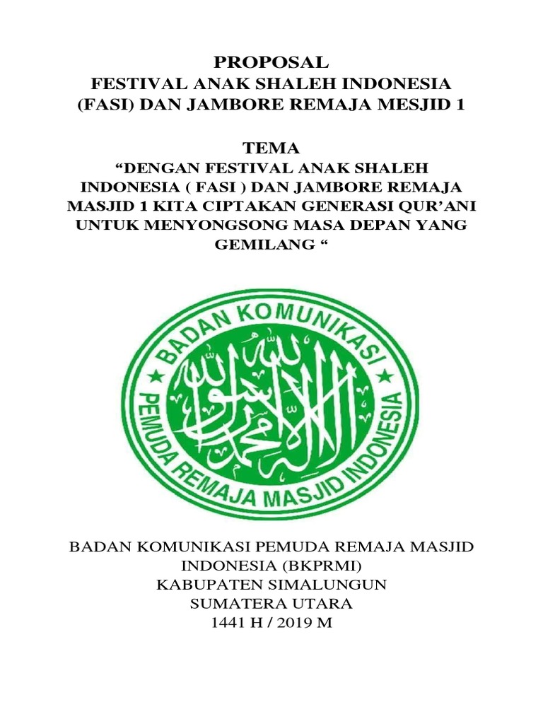 Proposal Bkprmi | PDF