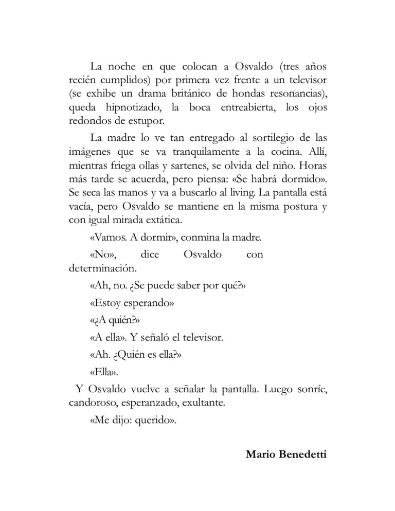 Ejemplo de Texto Literario