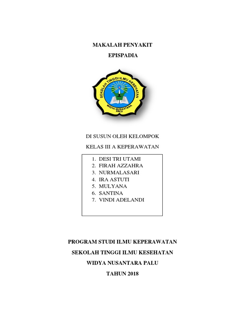 Makalah Epispadia Lengkap | PDF