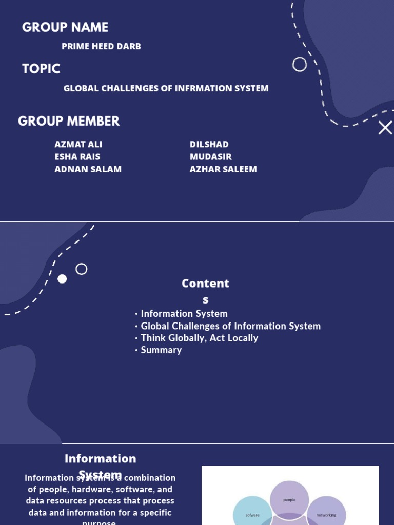Global Challenges of Information System | PDF | Information System ...