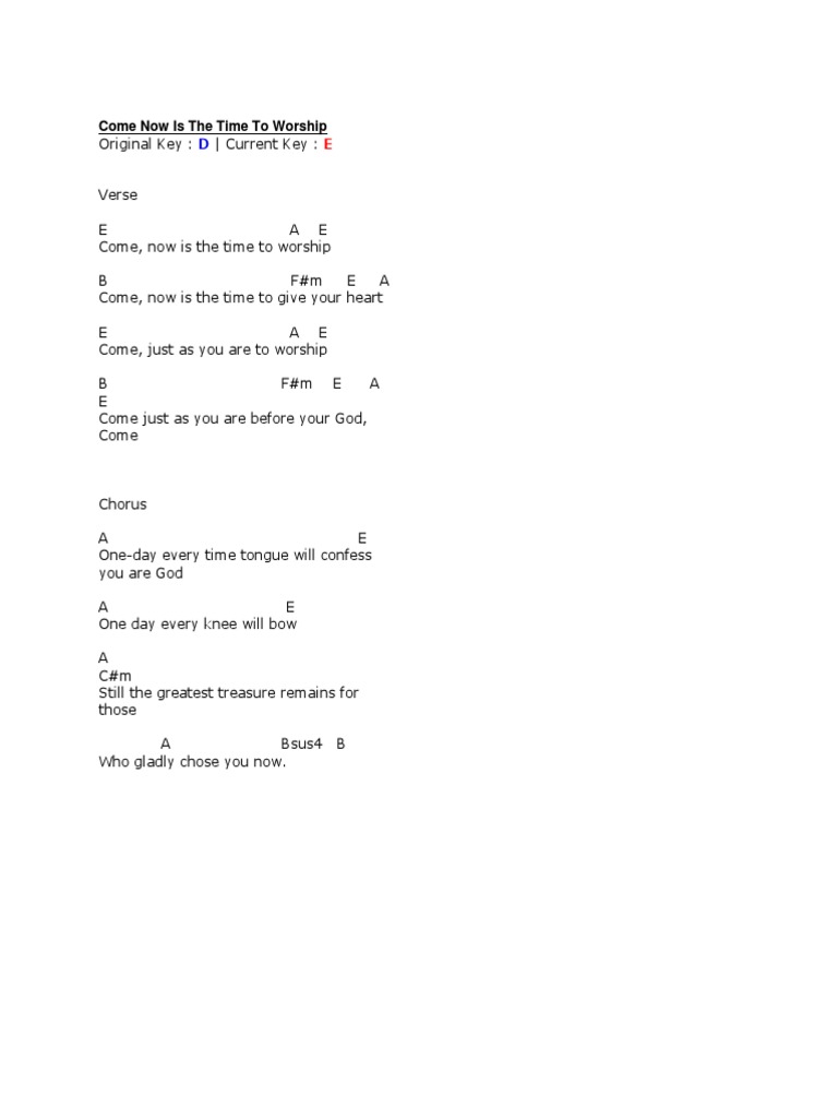 Sunday Line Up - 06232019 | PDF | Song Structure | Worship