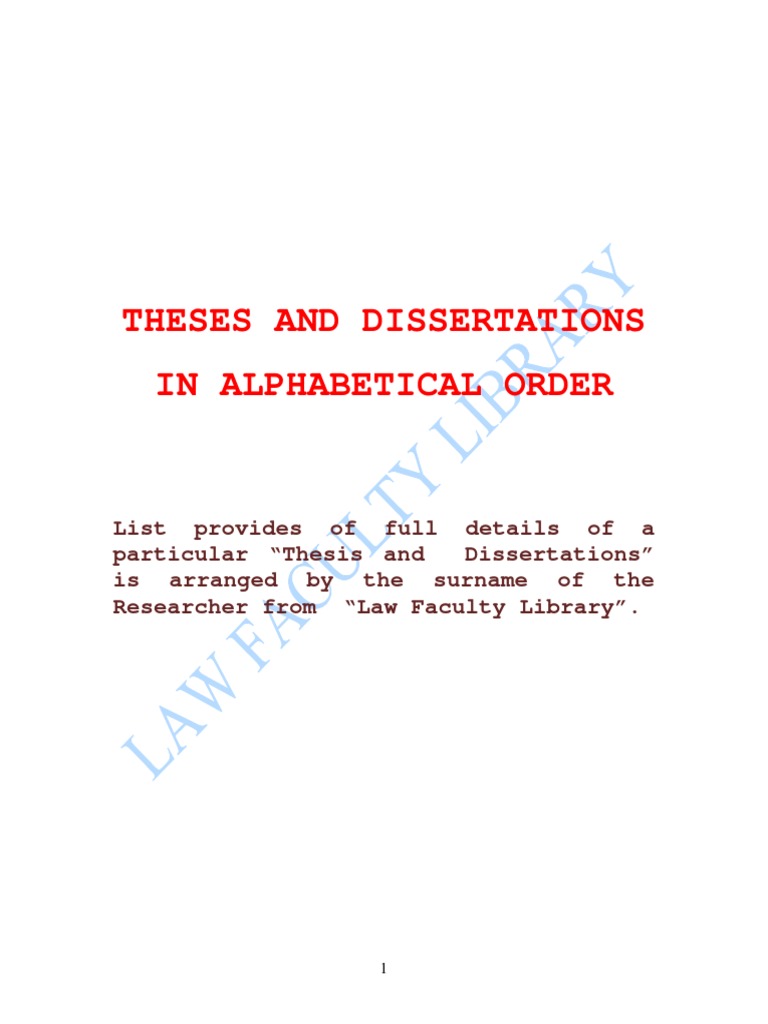 Theses and Dissertations | PDF | Thesis | Delhi
