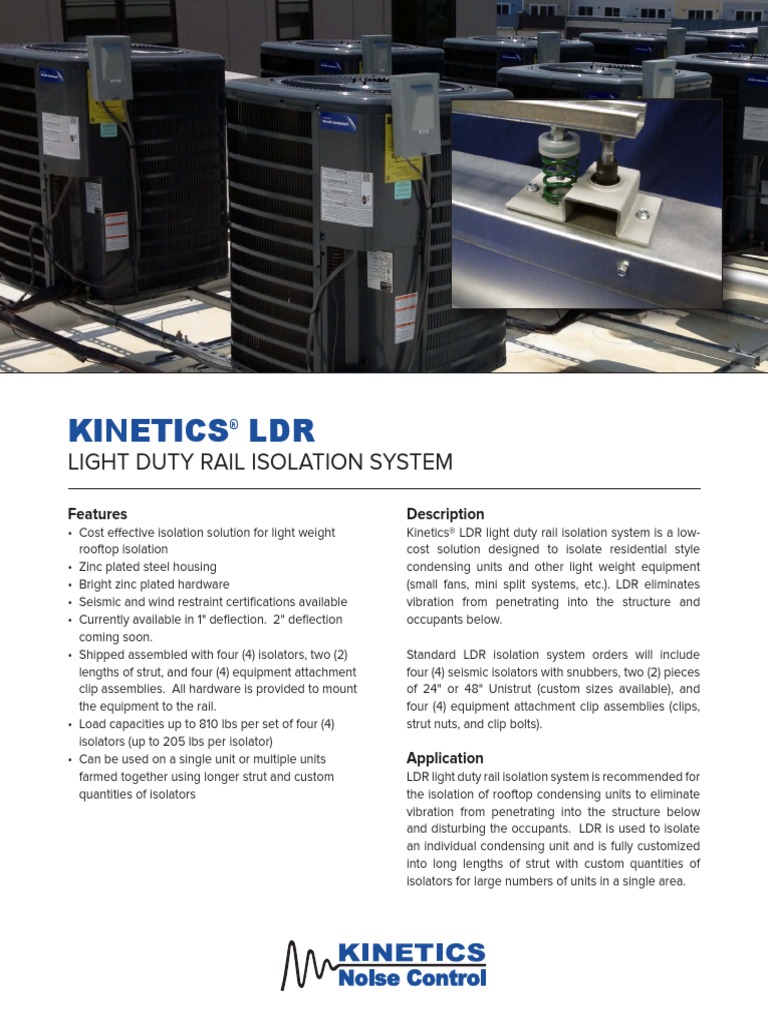 Vibration Isolator Data Sheet | PDF | Engineering | Mechanical Engineering