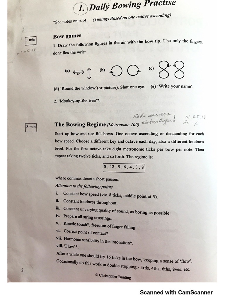 Cello Exercises, Christopher Bunting - 20191112151255 | PDF