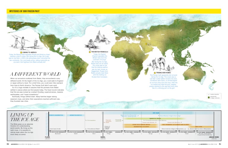 Ice Age Map PDF | PDF | Ice Age | Persian Gulf