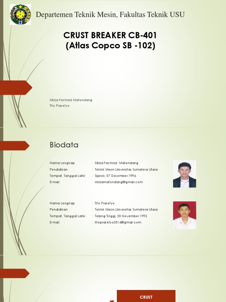 Presentasi Crust Breaker | PDF