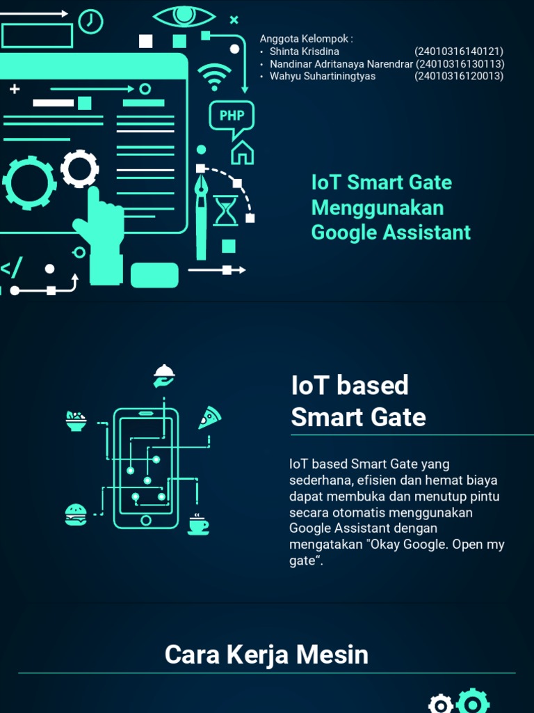 IoT Smart Gate dengan Google Assistant | PDF