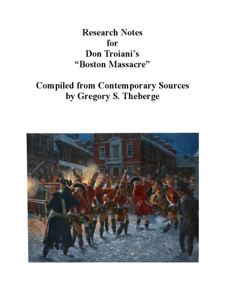 Boston Massacre Painting Details - Don Troiani | Nature