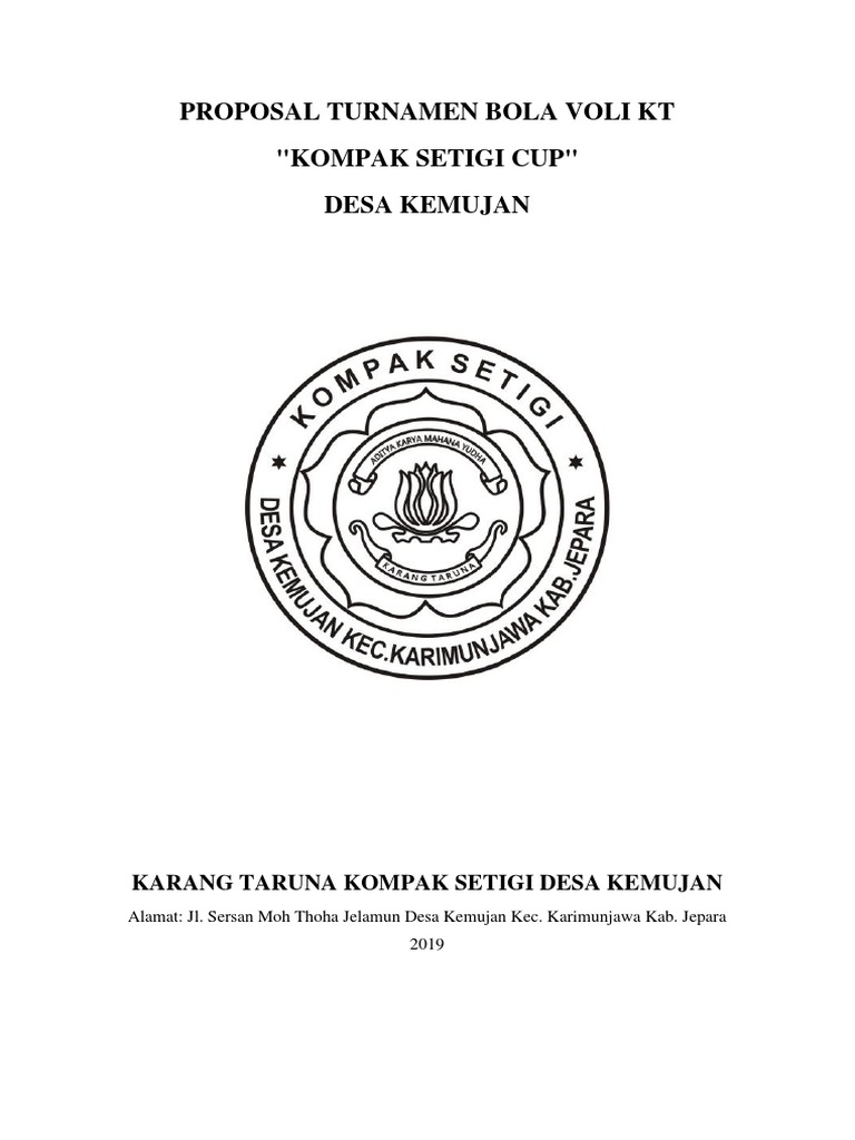 Proposal Turnamen Bola Voli Karang Taruna Kompak Setigi | PDF