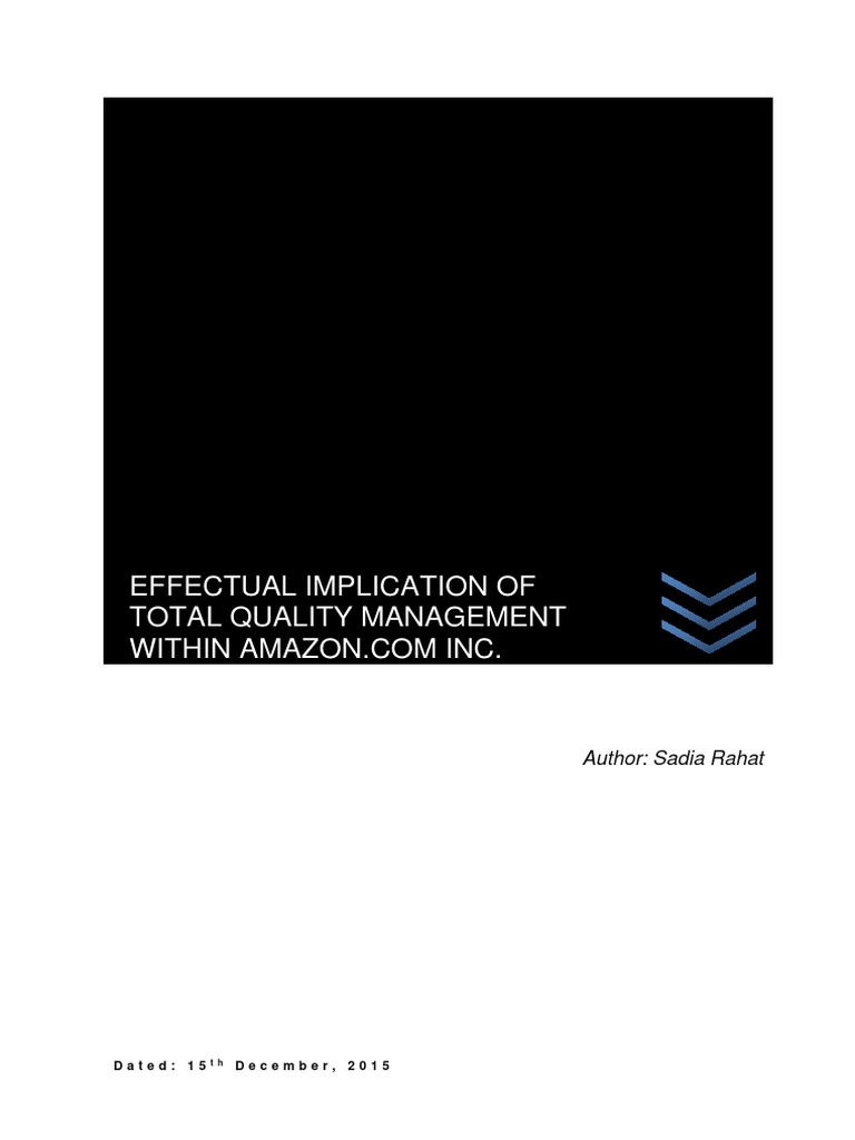 Amazon Quality Control Case Study | PDF | Inventory | Quality Management