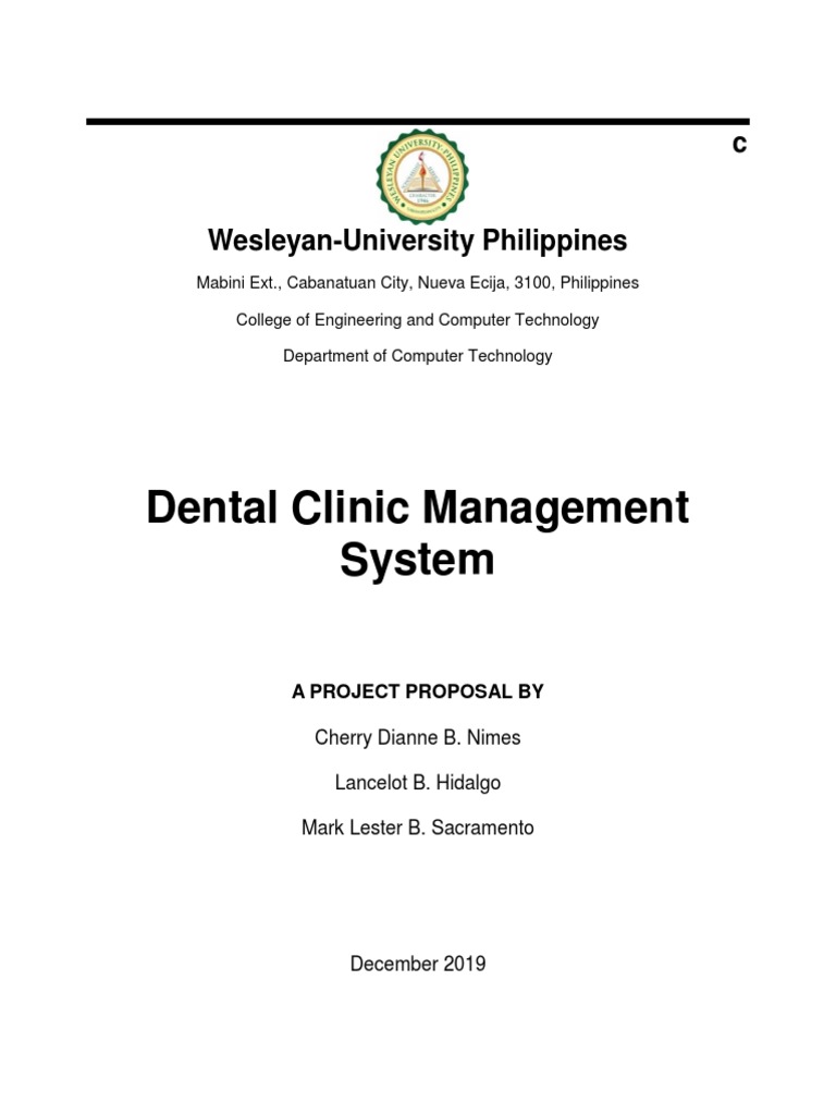Dental Clinic Management System | PDF | Dentist | Dentistry