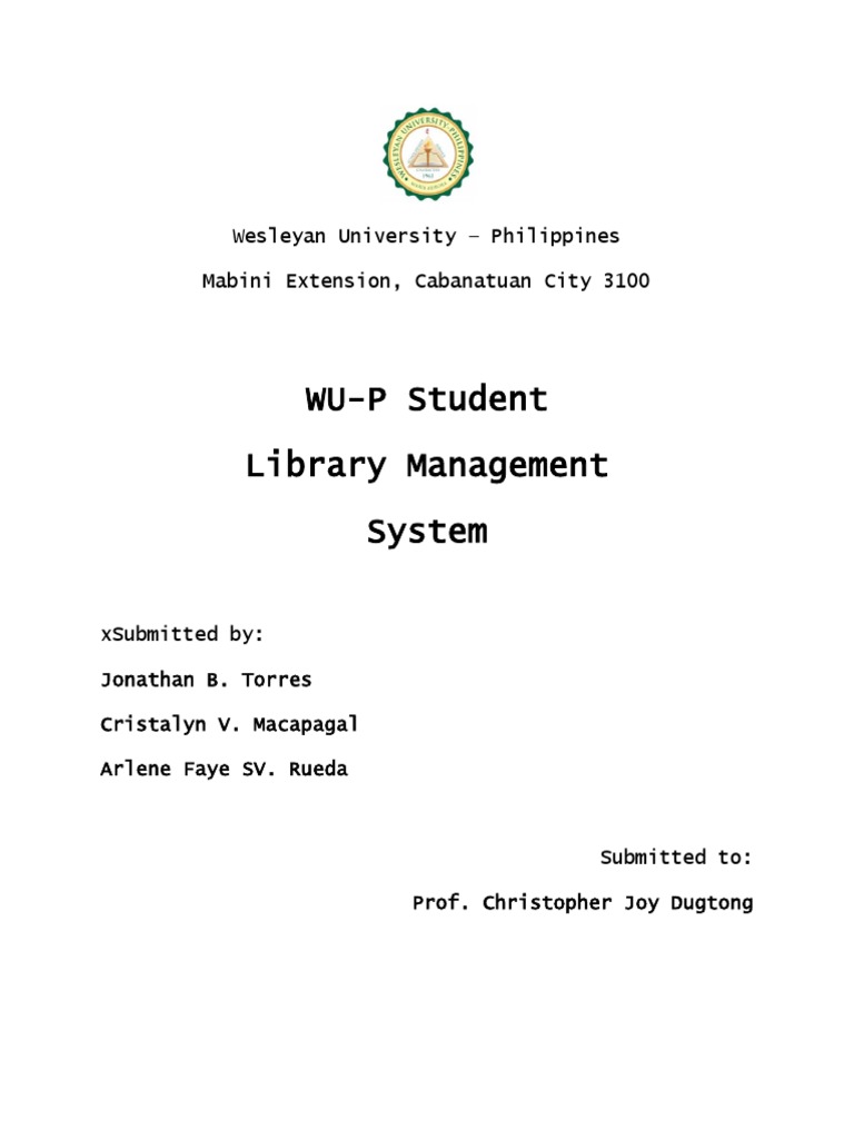 Library Management System | Download Free PDF | Libraries | Information Retrieval