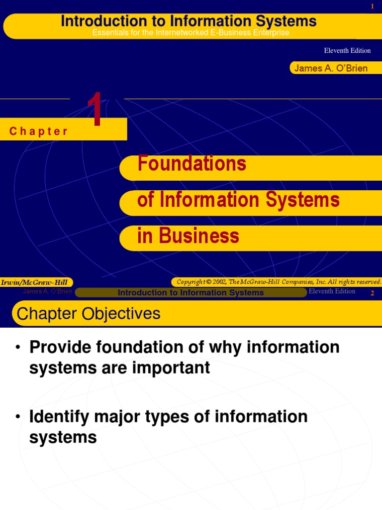 Introduction To Information System | PDF | Information System | System