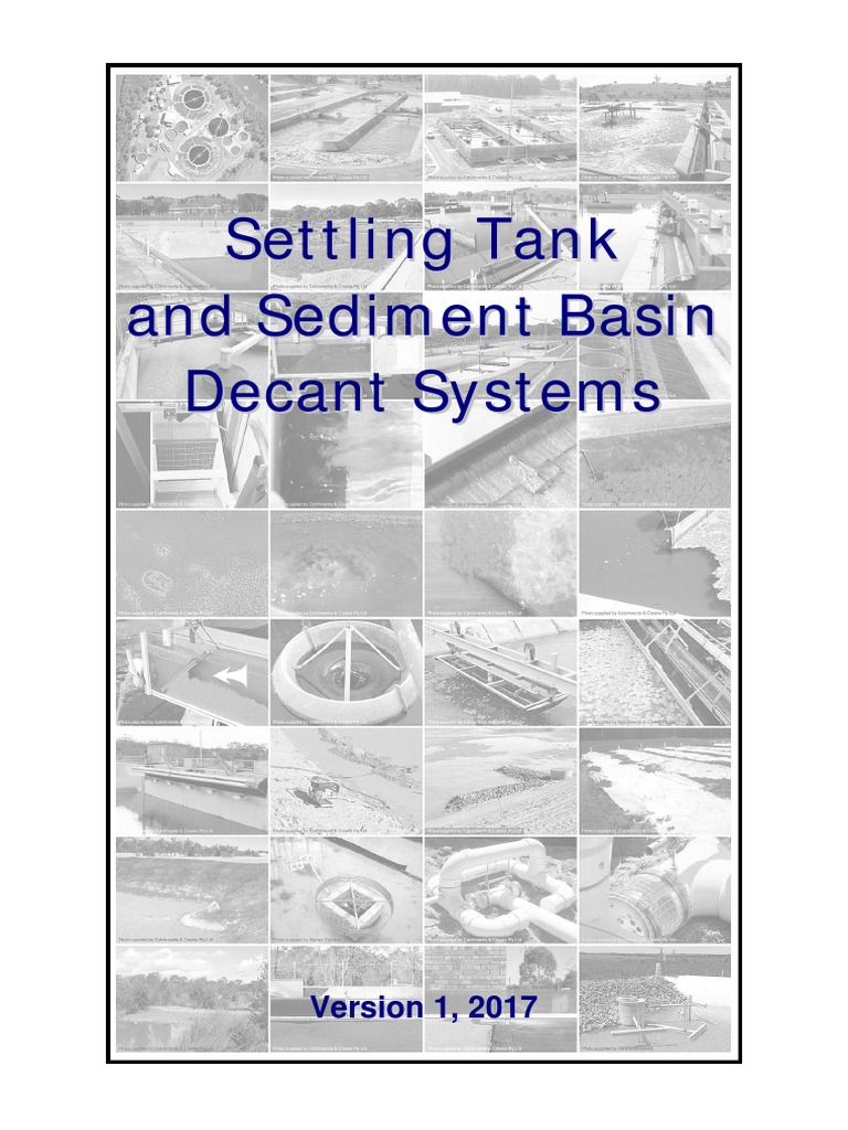 Settling Tank Decant | PDF | Sewage Treatment | Chemical Engineering