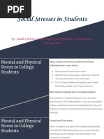 Student Stress Scale | PDF | Psychology | Neuropsychological Assessment