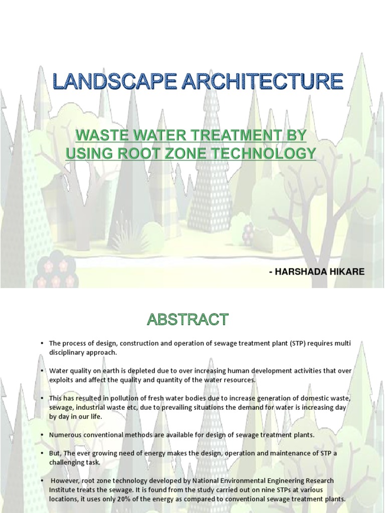 Root Zone | PDF | Wastewater | Sewage Treatment