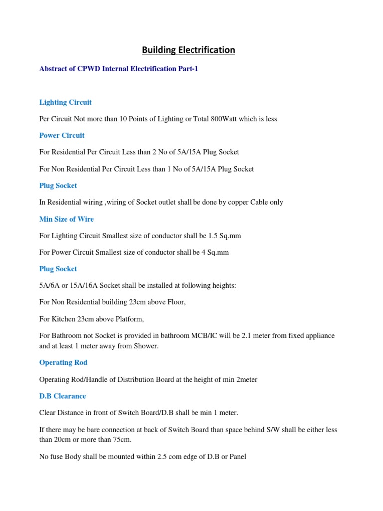Electrical Notes | Download Free PDF | Ac Power Plugs And Sockets ...
