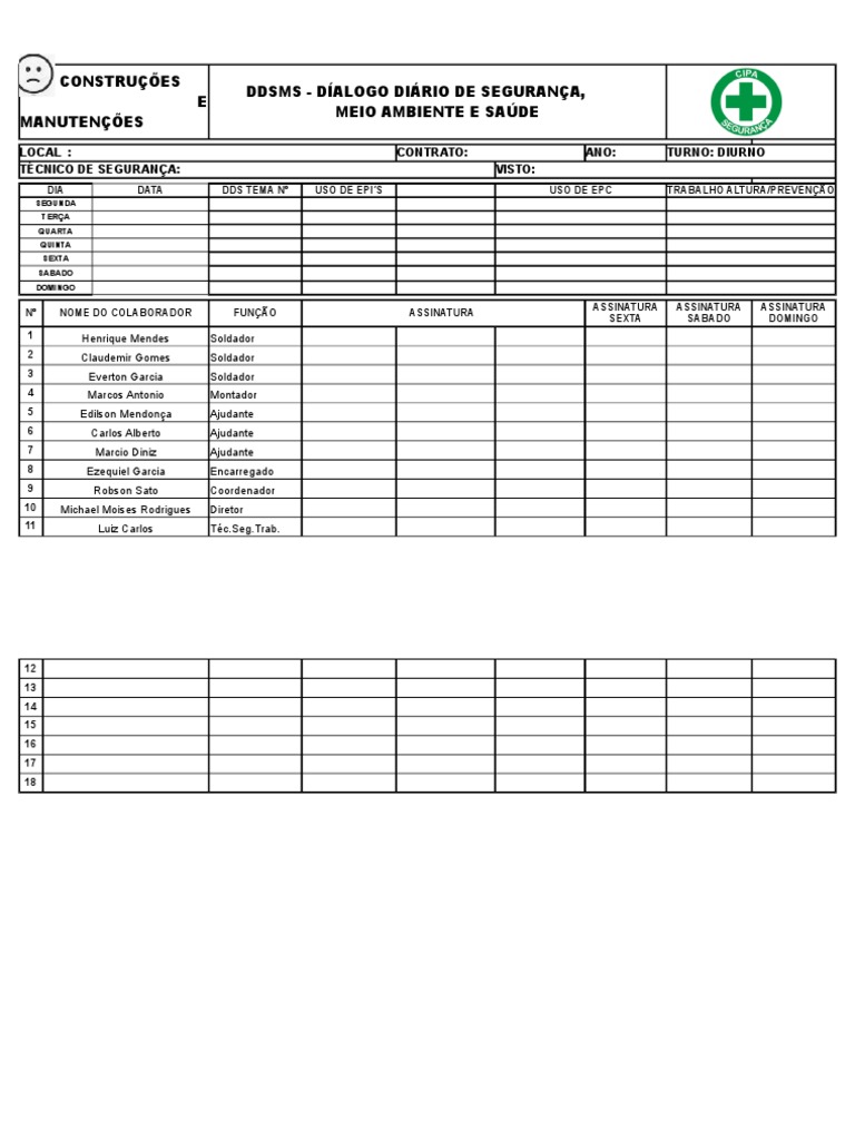 Modelo de Formulario de DDS | PDF | Natureza