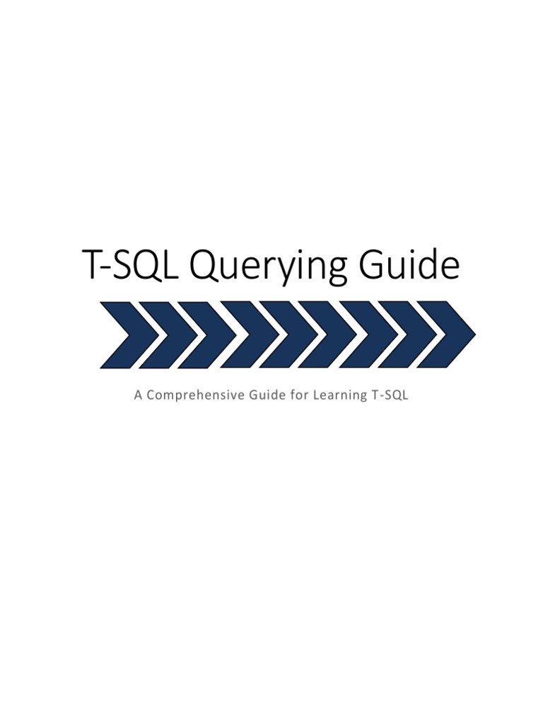 The Knowlton Group T SQL Querying Guide | PDF | Table (Database) | Microsoft Sql Server