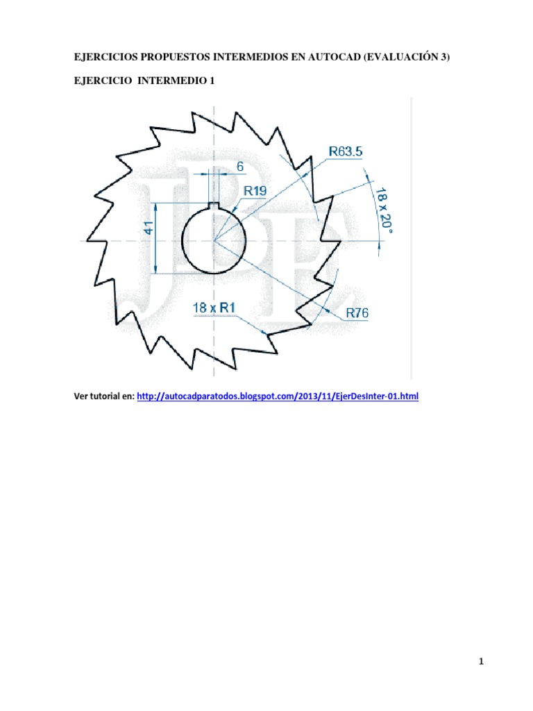 Ejercicios Propuestos Intermedios Desarrollados en AUTOCAD | PDF