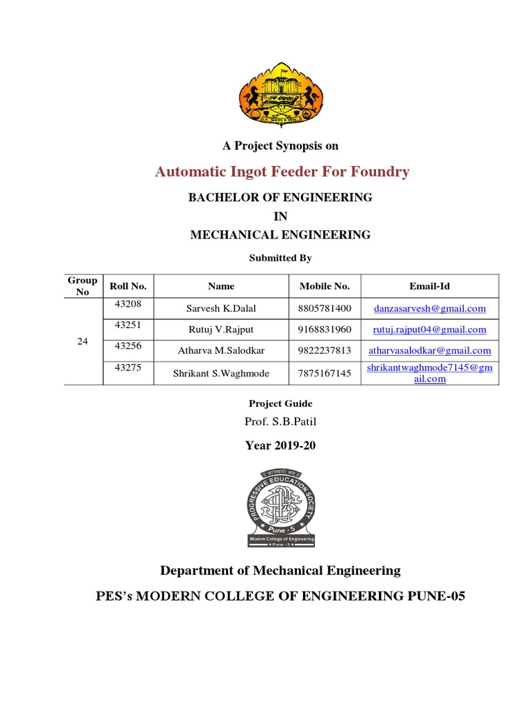 Formatwise Report | PDF | Foundry | Ingot